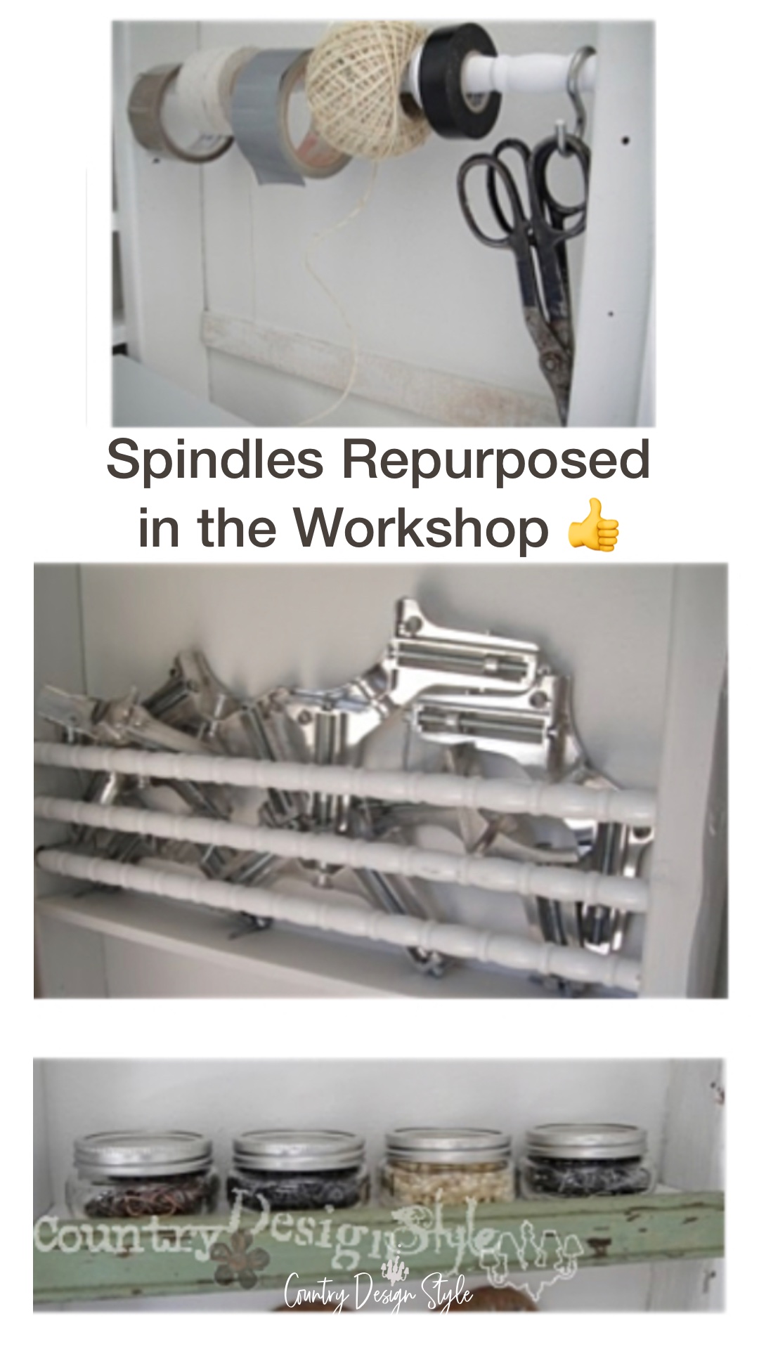 10 Things to do with a Broken Spindle - Country Design Style
