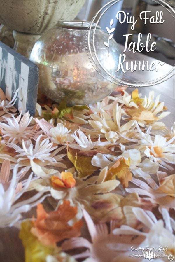 DIY Fall Table Runner - Country Design Style