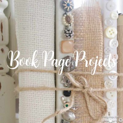 Book page projects that will make you turn the page - Country Design Style