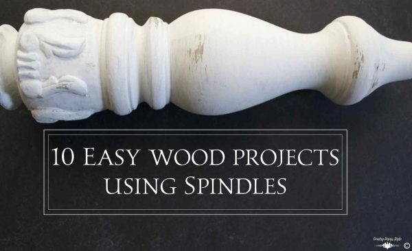 Easy wood projects using broken wood spindles - Country Design Style