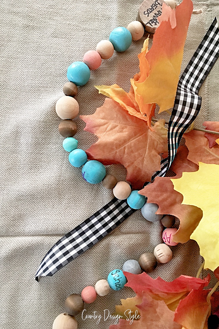 Thankful Beads - Country Design Style