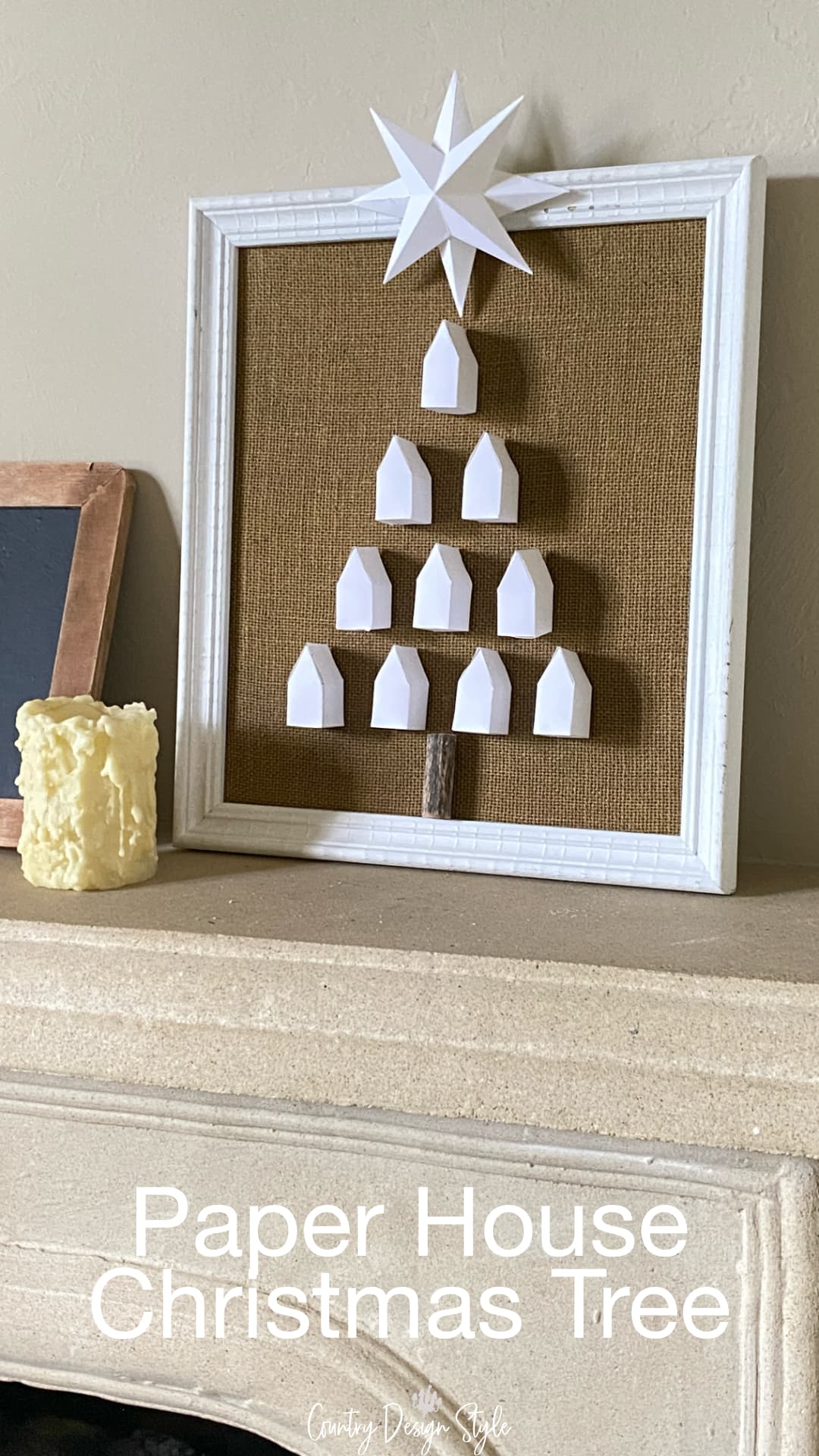 Create your own Paper Houses with this printable in 2 sizes - Country ...